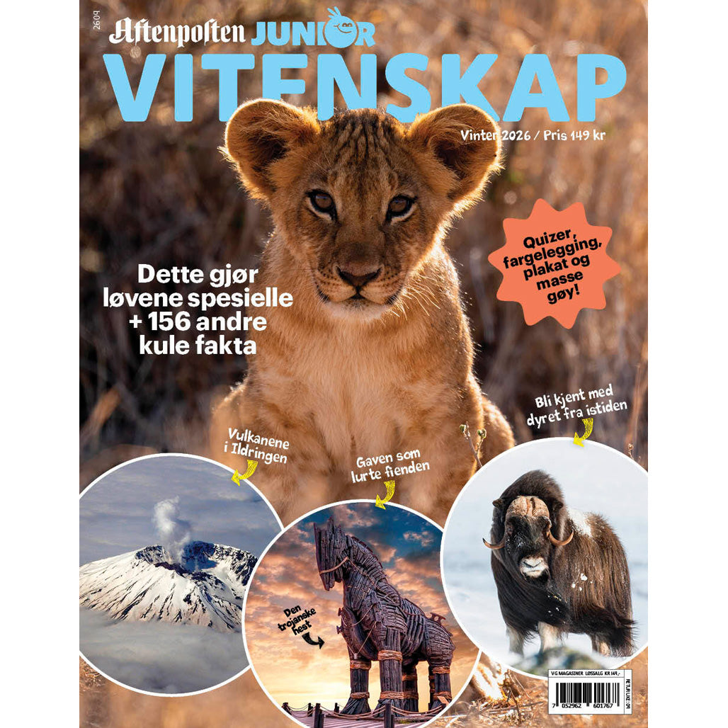 AFTENPOSTEN JUNIOR VITENSKAP 1 - 2026 – A-kortet nettbutikk