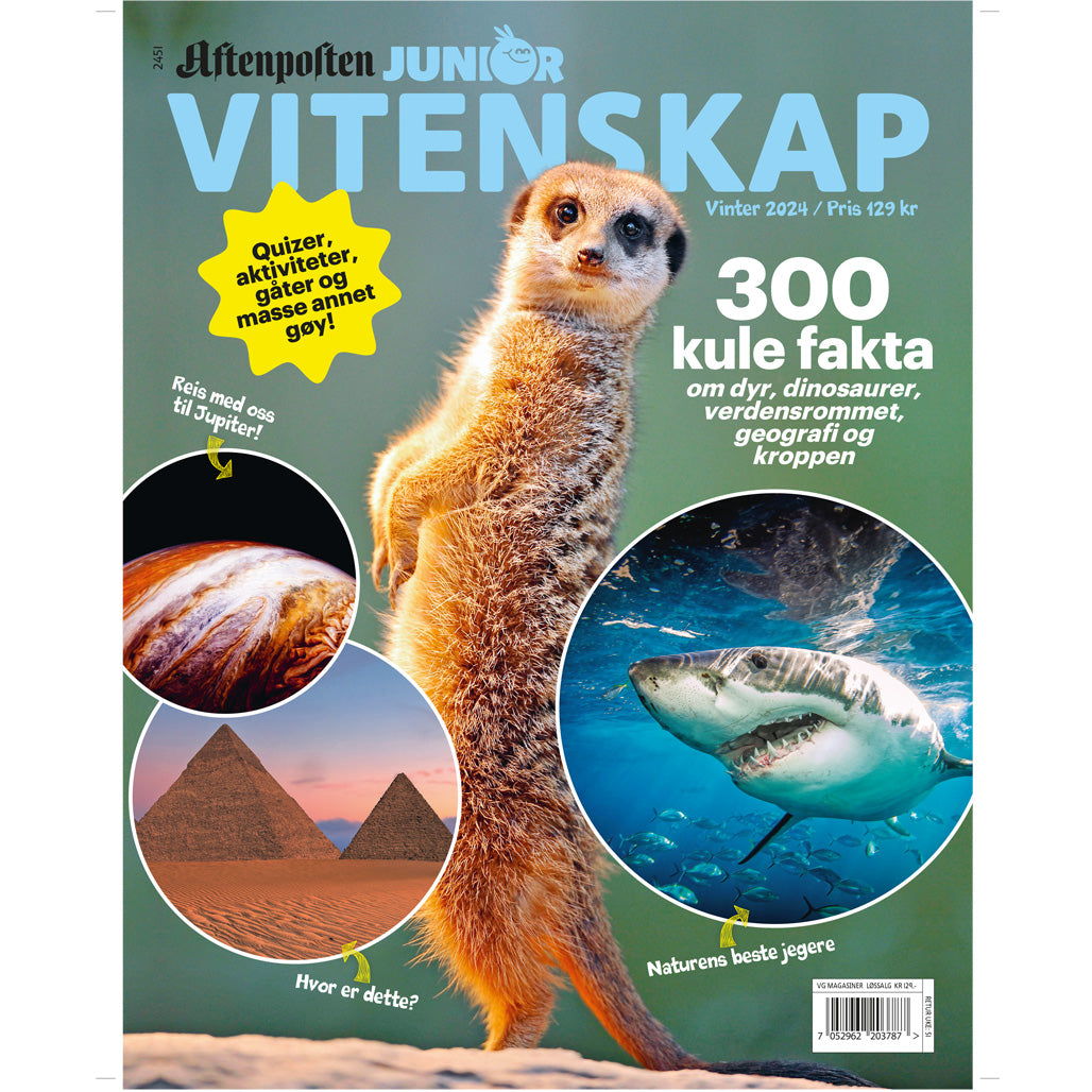 AFTENPOSTEN JUNIOR VITENSKAP VINTER 2024 – A-kortet nettbutikk